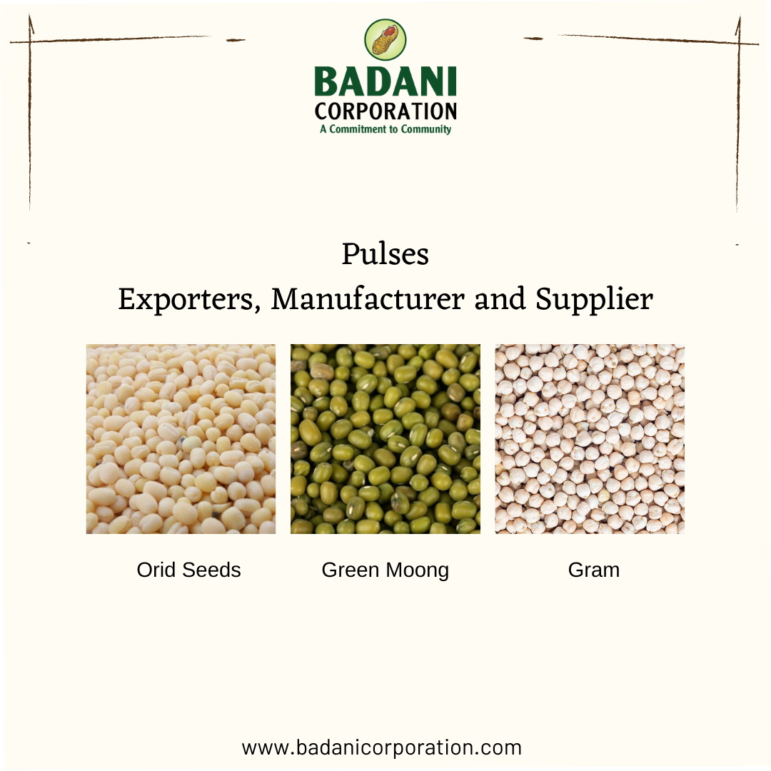 Pulses Exporters, Manufacturers and Suppliers in India — Badani ...