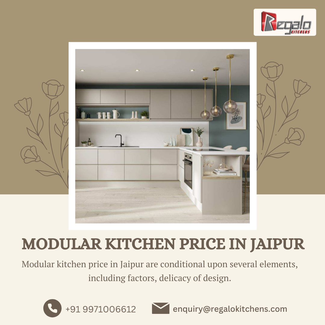 Modular Kitchen Price In Jaipur | Regalo Kitchens - Kitchen Design - Medium