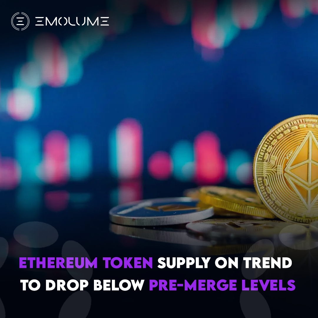 Ethereum token supply on trend to drop below pre-Merge levels | by Emolume Money | Medium