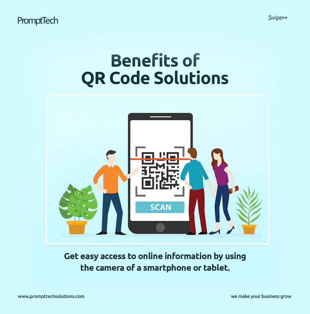 Benefits of QR Code Solutions : Smart QR Code Solutions - prompttech ...