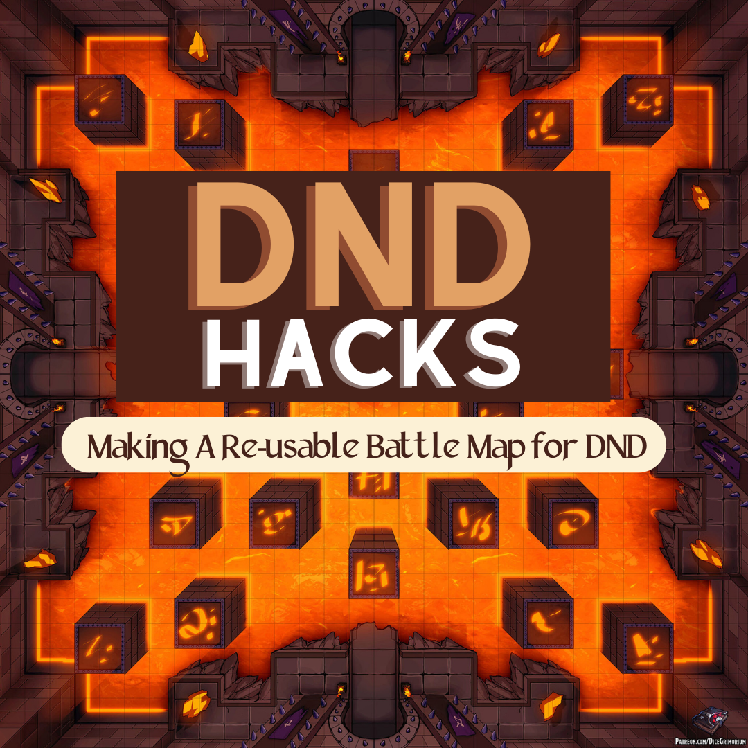 DND Life Hacks: Making A Re-Usable Battle Map for DND | by cardkingpro ...
