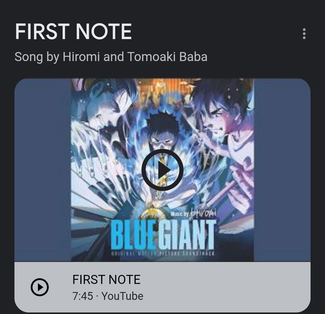 BLUE GIANT June 9, 23. - Improv -E - Medium