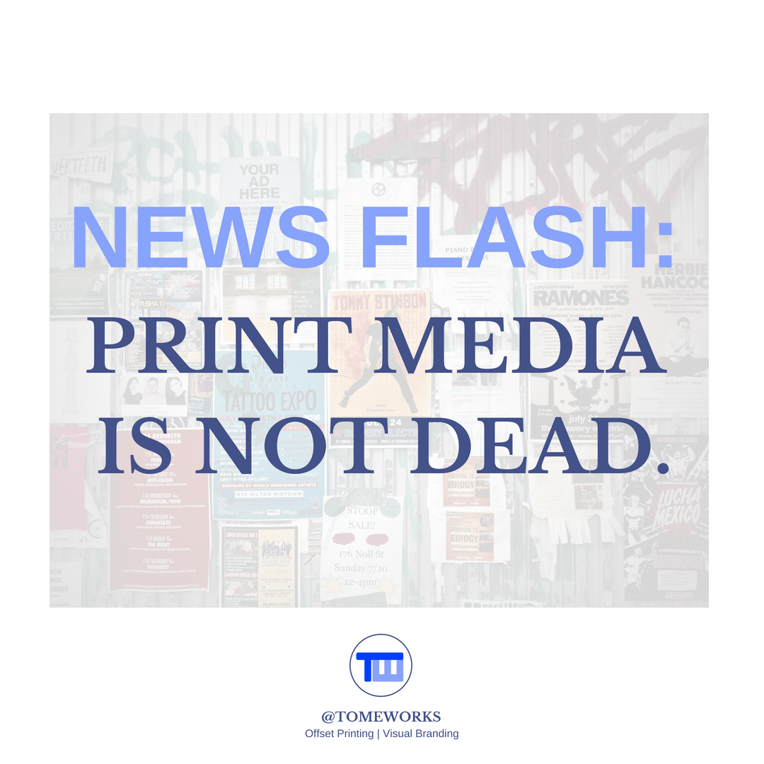 News Flash: Print Media is NOT dead | by Tomeworks Corporation | Medium