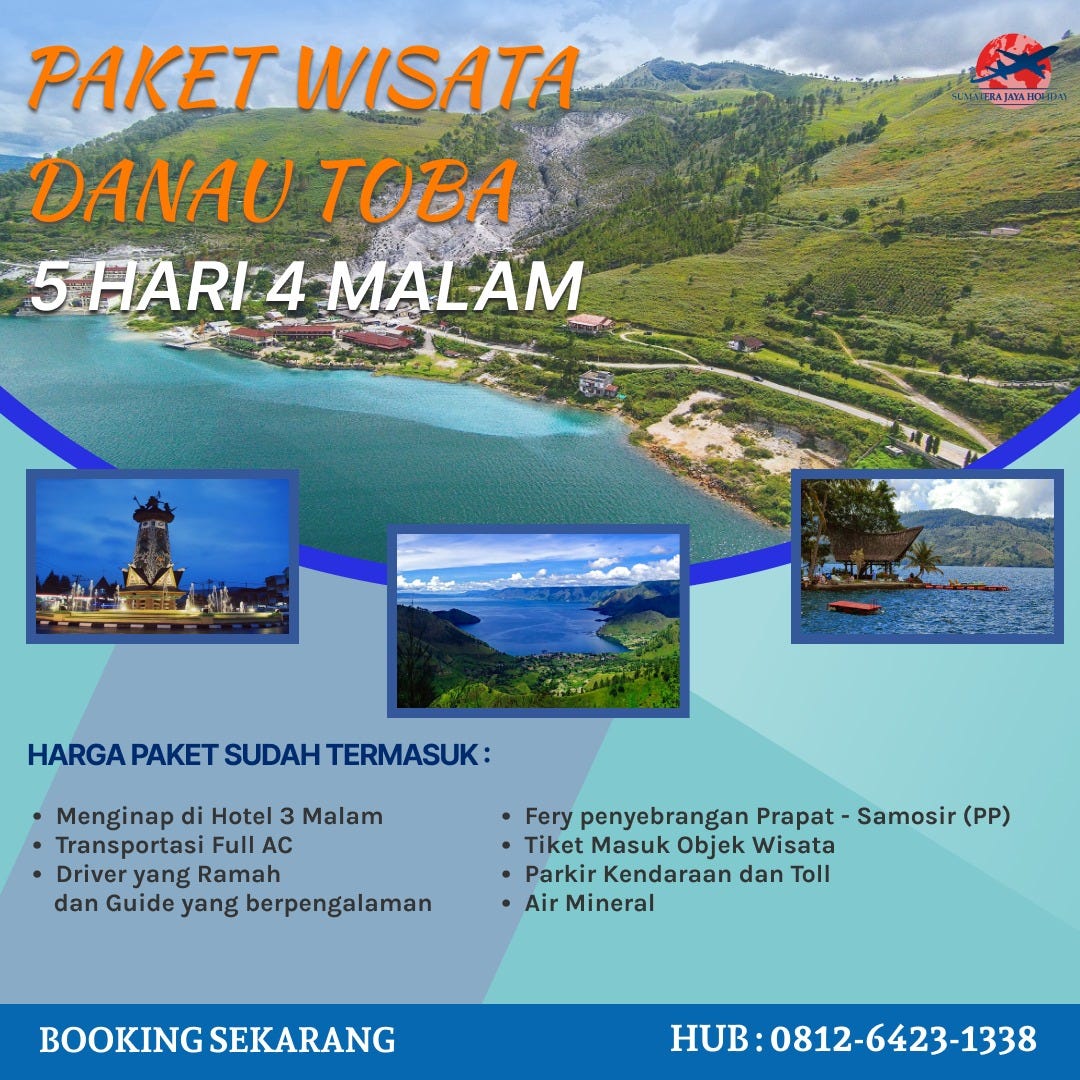 Profesional, Wa 0812–6423–1338, Paket Wisata Tour Danau Toba di Medan | by paket tour danau toba ...