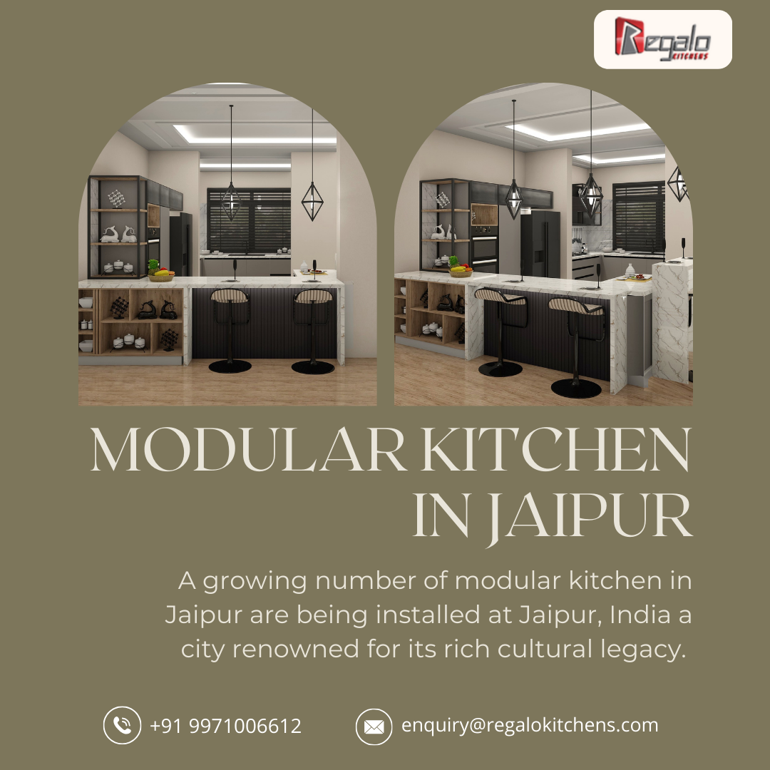 Modular Kitchen in Jaipur | Regalo Kitchens - Kitchen Design - Medium