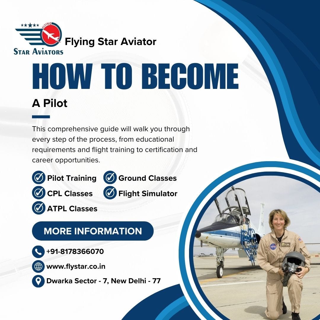 Your Path to the Skies How to Become a Pilot with Flying Star Aviators | by Flystar Aviation ...