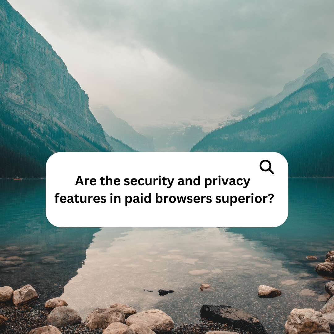 Are the security and privacy features in paid browsers superior? | by ...