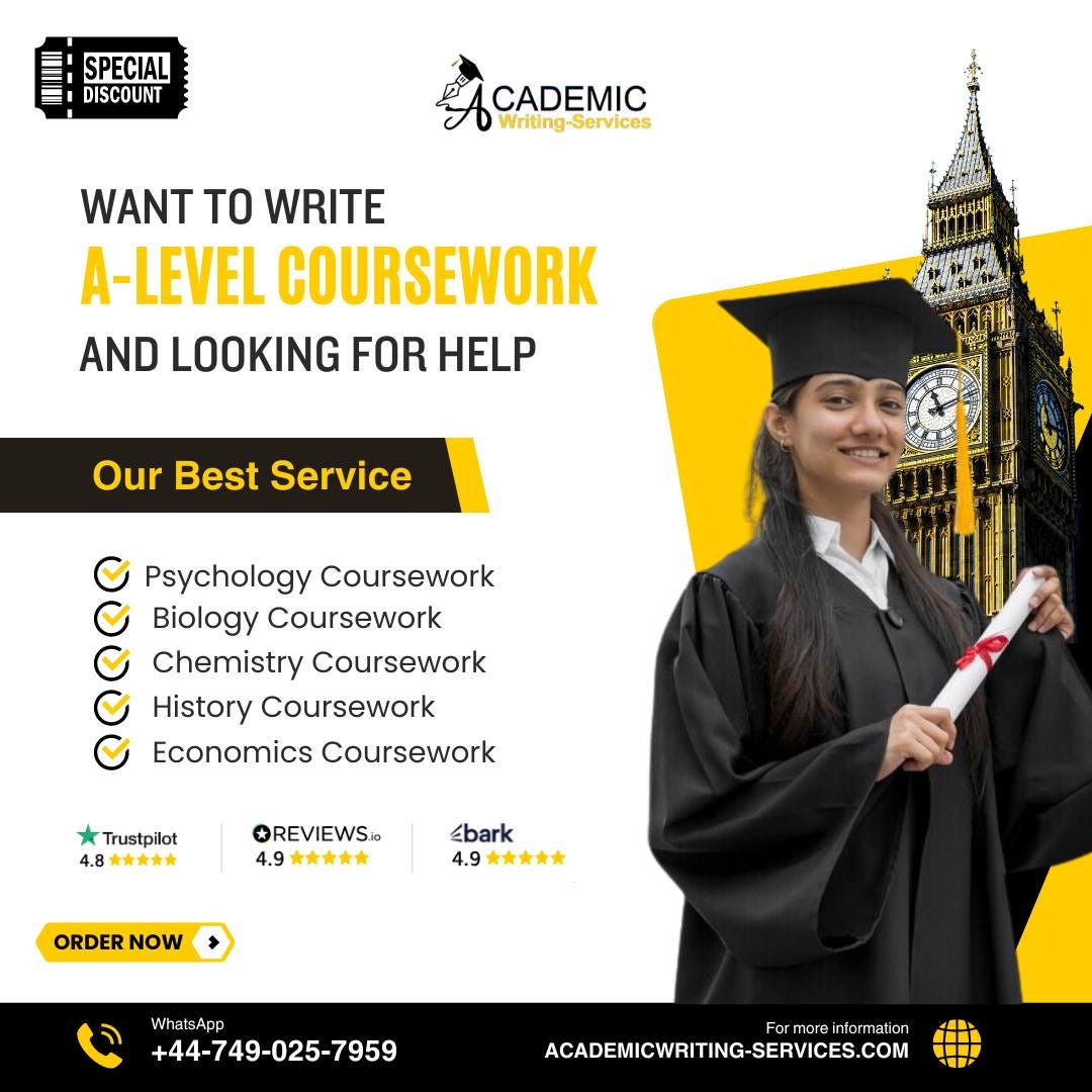 A-Level Coursework writing help - Academic writing - Medium