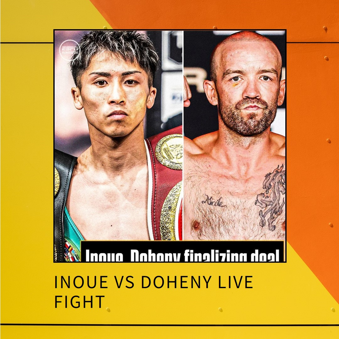 LIVE Naoya Inoue vs TJ Doheny Fight @ESPN+ | by Canelo vs Berlanga live ...
