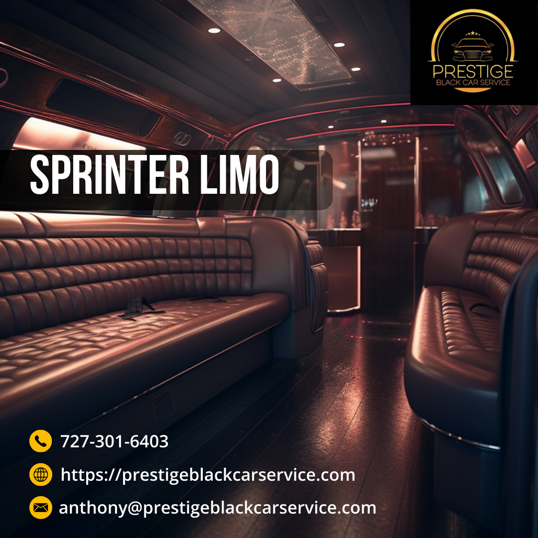What is a Sprinter limo?. The Sprinter Limo is a luxury… | by Prestige Black Car Service | Jul ...