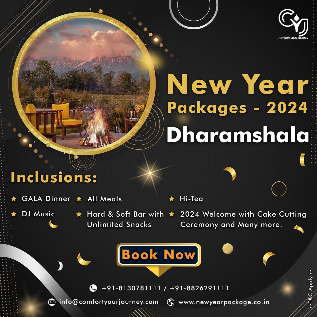 Dharamshala New Year Packages 2024 | New Year Packages in Dharamshala ...
