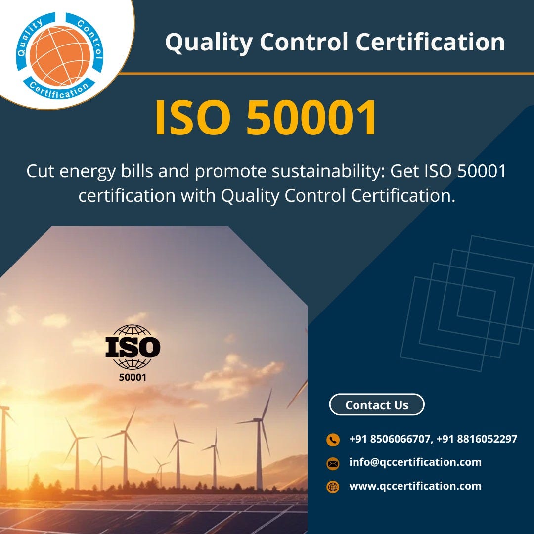 ISO 50001 | Quality Control Certification - businessB2bmart - Medium