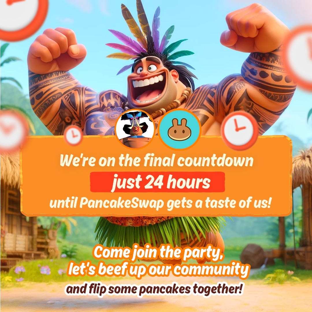 We’re on the final countdown, just 24 hours until PancakeSwap gets a ...