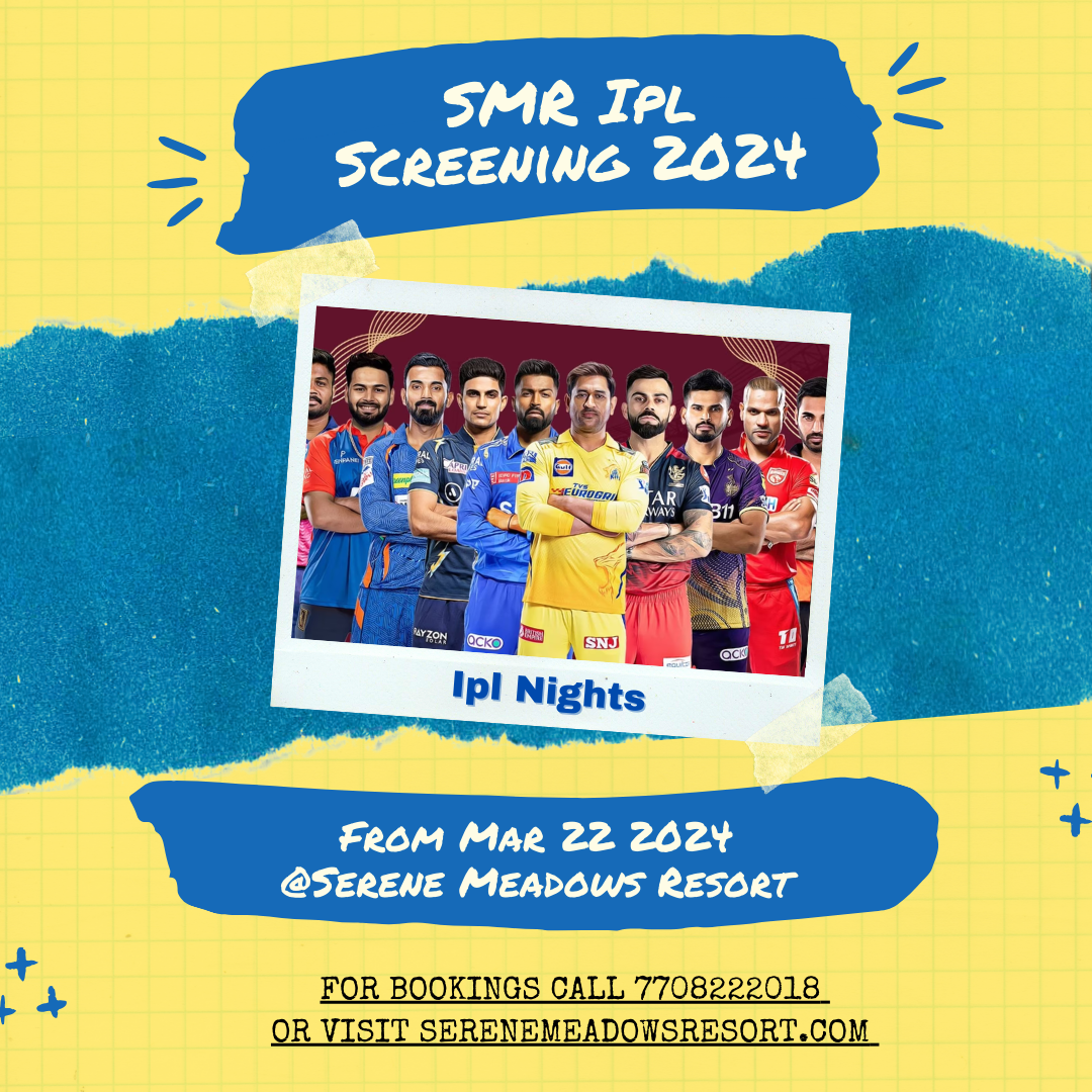 Experience the Ultimate IPL Screening at Serene Meadows Resort! 🏏 | by ...