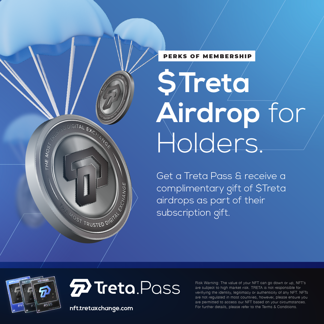 $TRETA Airdrop for Holders - Treta Exchange - Medium