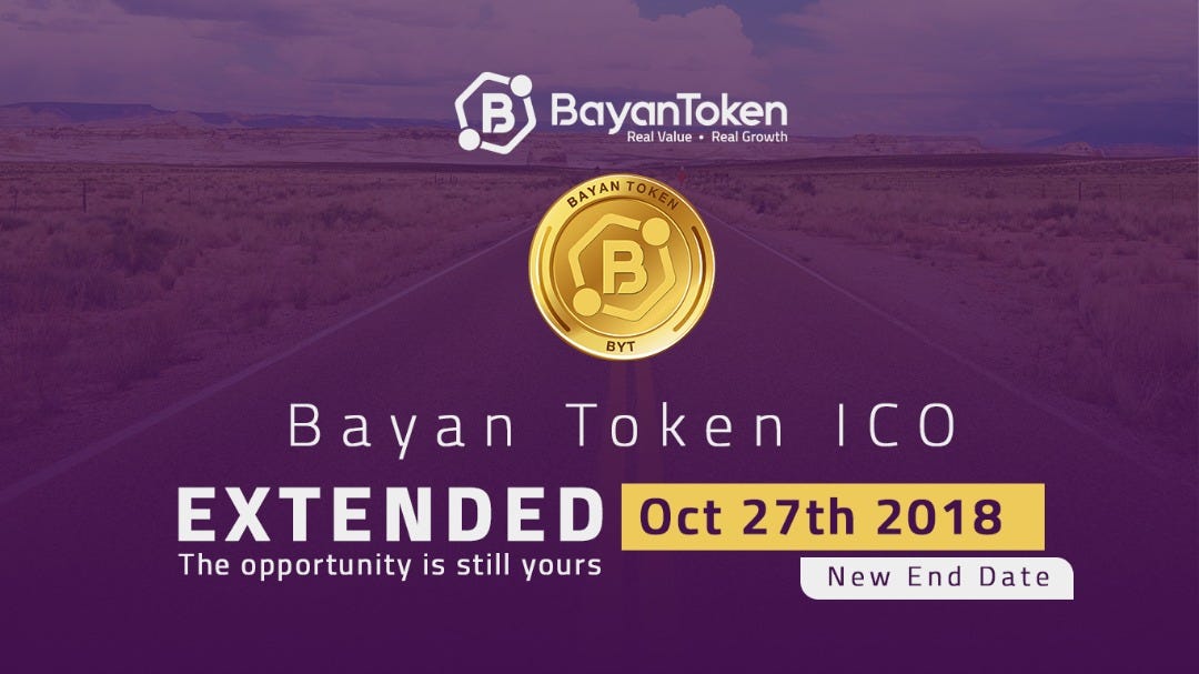 Important Announcement — Bayan Token ICO to be extended by 90 days. | by Bayan Token | Medium