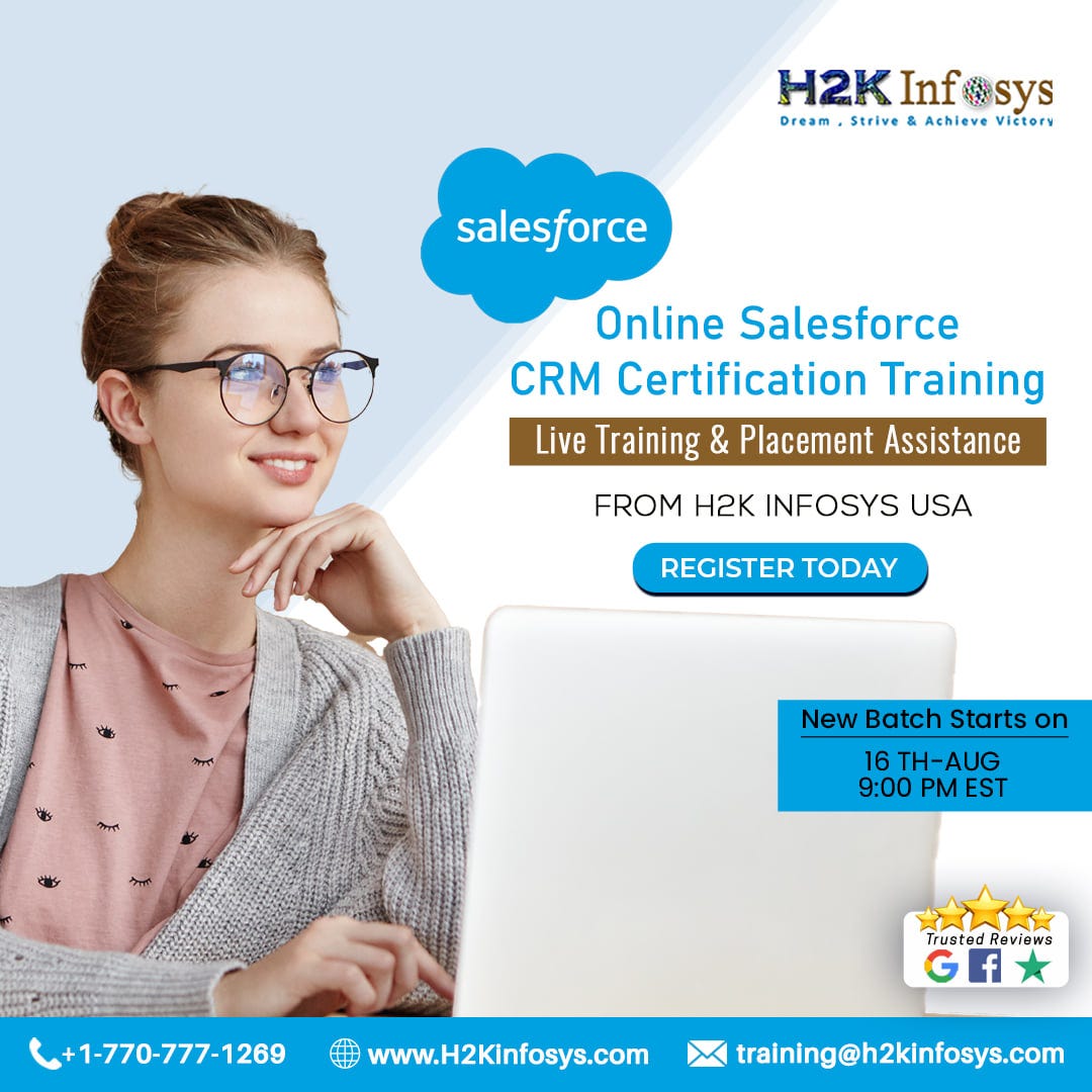 Discover excellent Salesforce training by joining H2k Infosys - priya ...