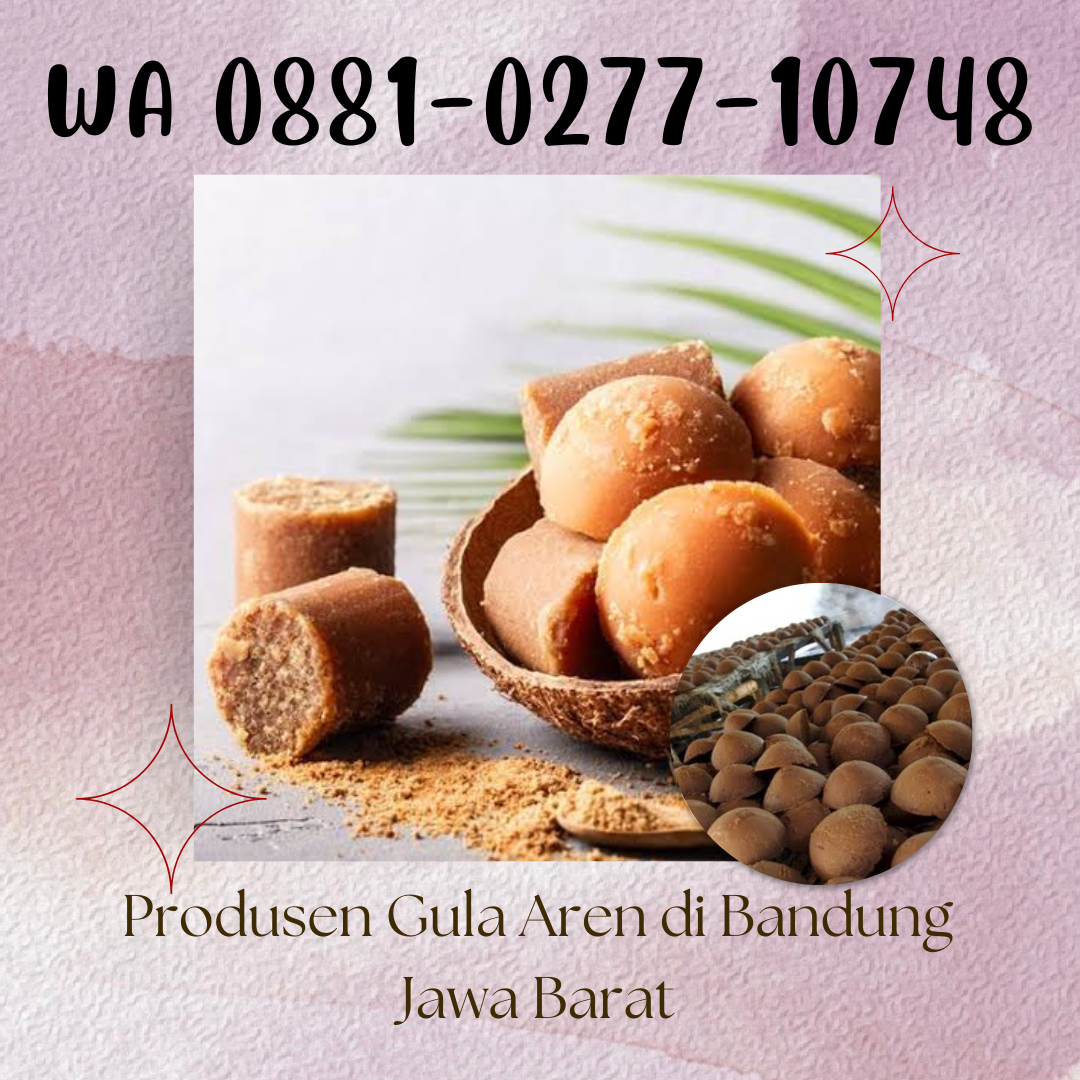 WA 0881–0277–10748 Produsen Gula Aren di Bandung Jawa Barat ...