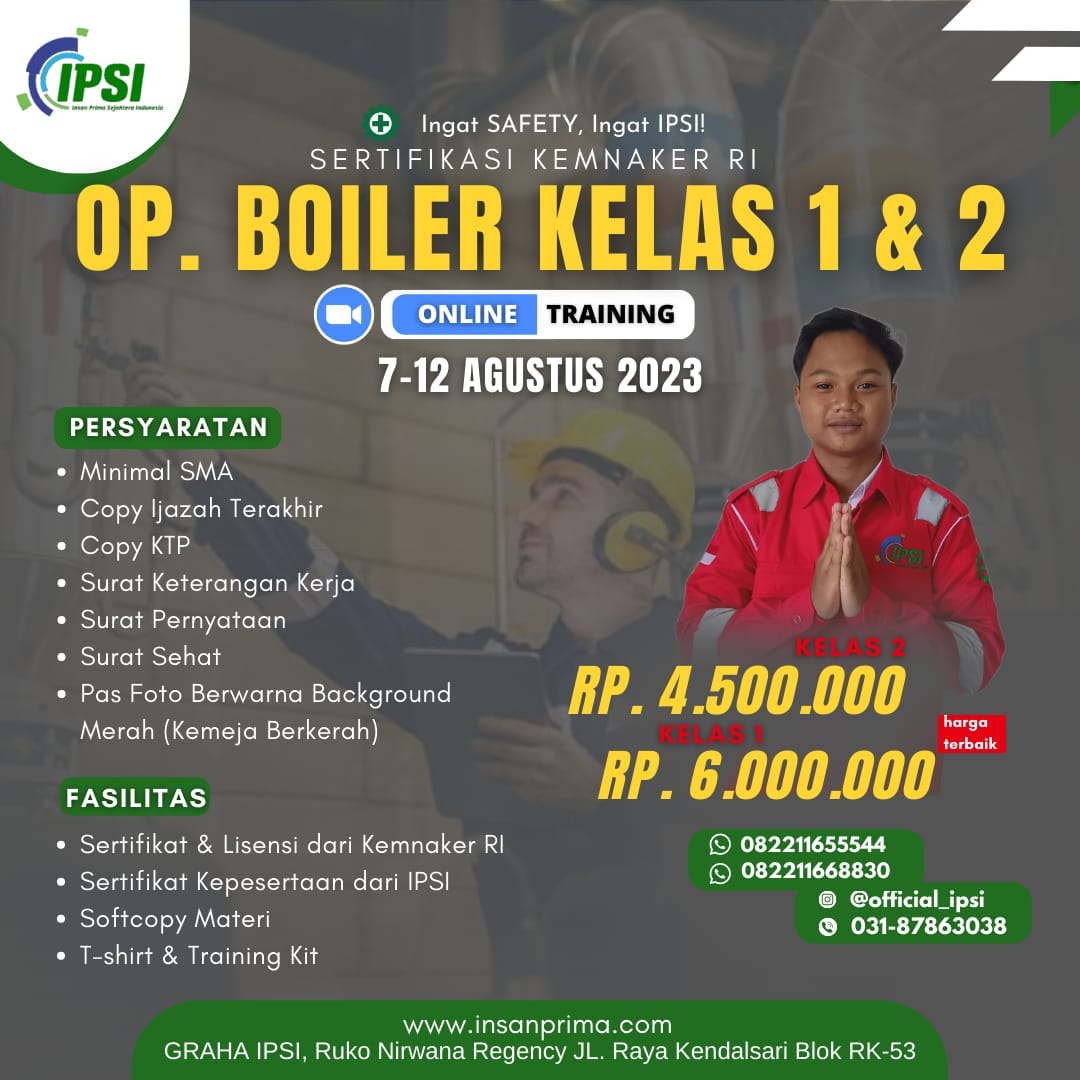 OPERATOR BOILER KELAS 1 & 2 | by Katiga keselamatankerja | Medium