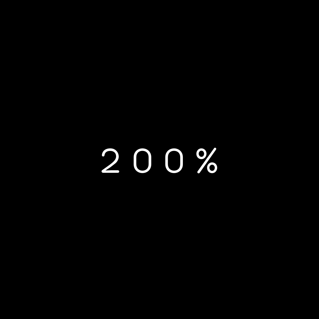 200% Melhor. 1% Todo dia.(200%). Hoje nós atingimos um marco muito ...
