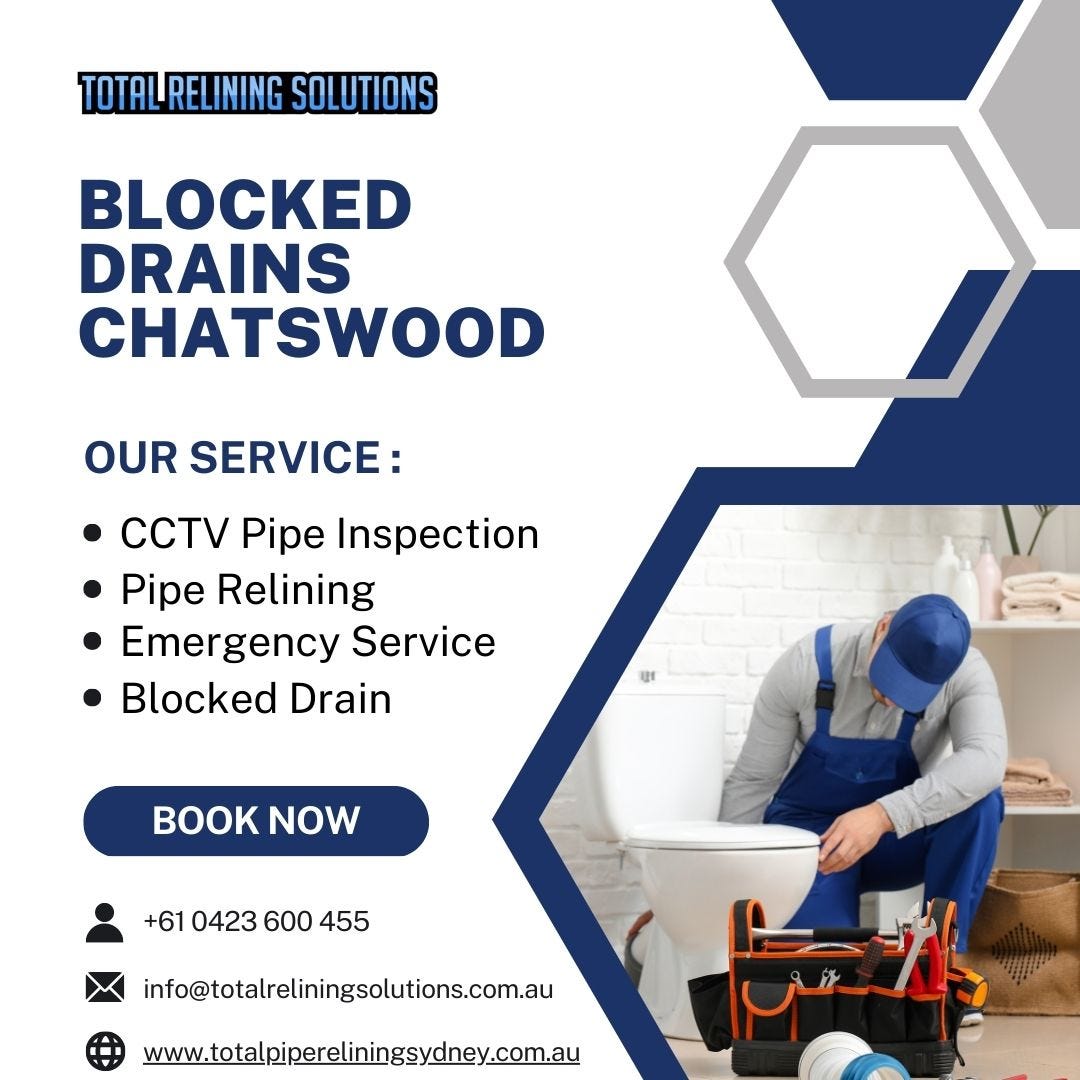 Blocked Drains Chatswood - Total Relining Solutions - Medium