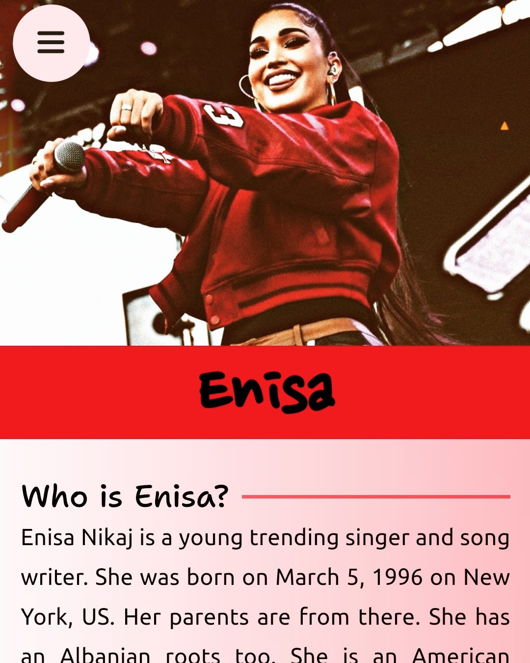 Who is Enisa?. Enisa Nikaj is a young trending singer… | by Divas .Top | Jul, 2023 | Medium