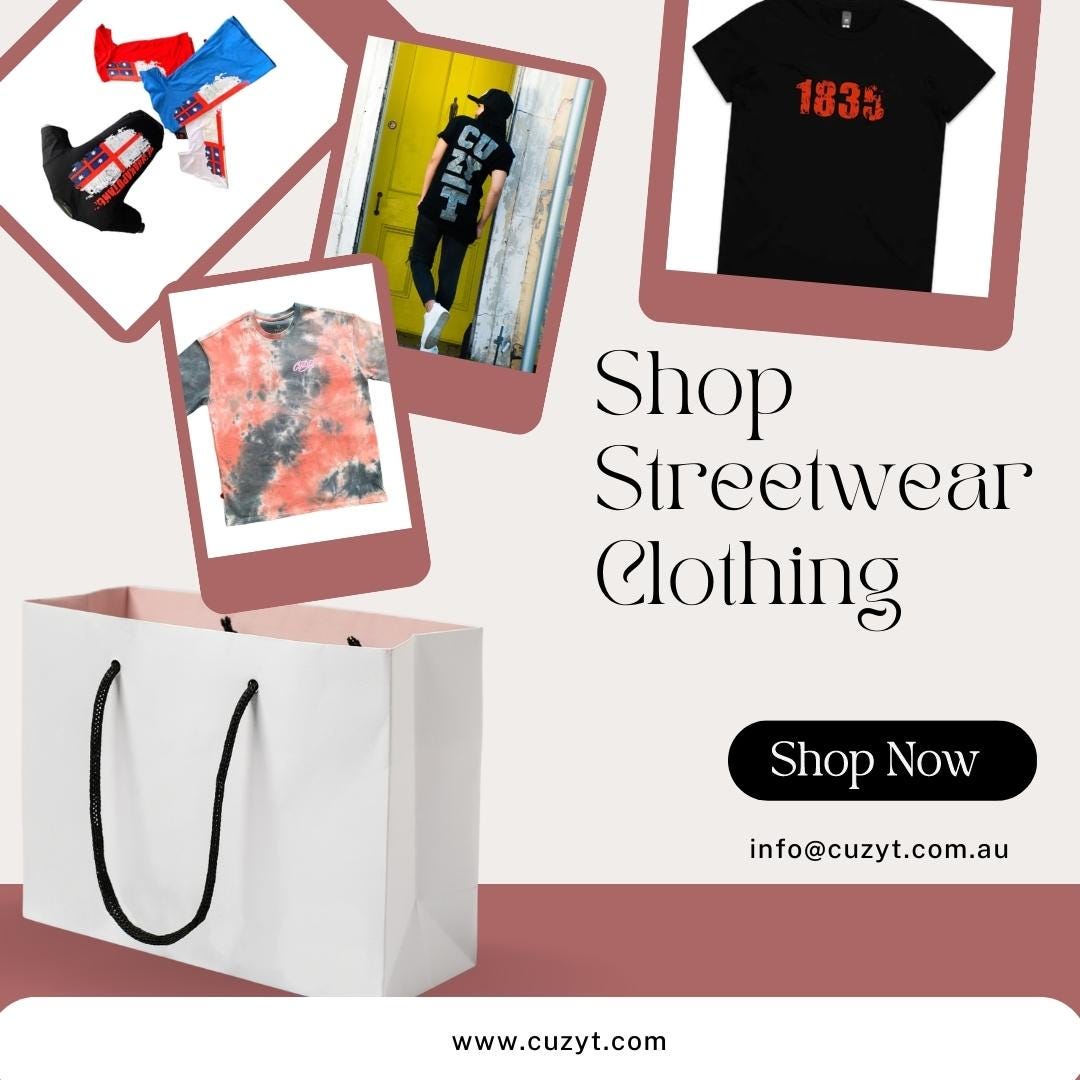 Shop Streetwear Clothing from Top Brands — Cuzy T - Cuzytshop - Medium