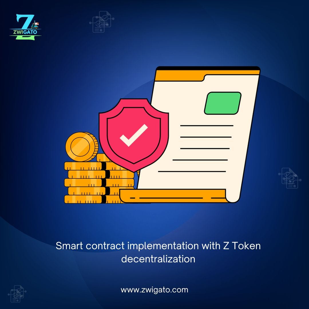Smart Contract Implementation with Z Token Decentralization | by zwigato | Medium