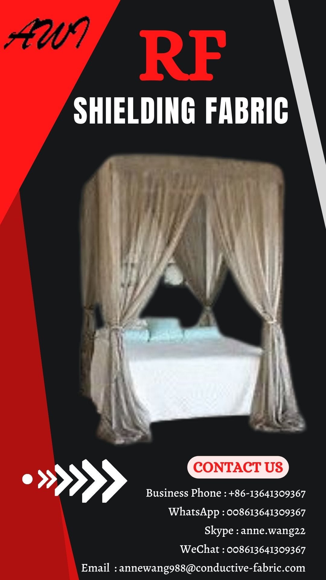 RF shielding fabric - Aiwei Functional Textile Co Ltd - Medium