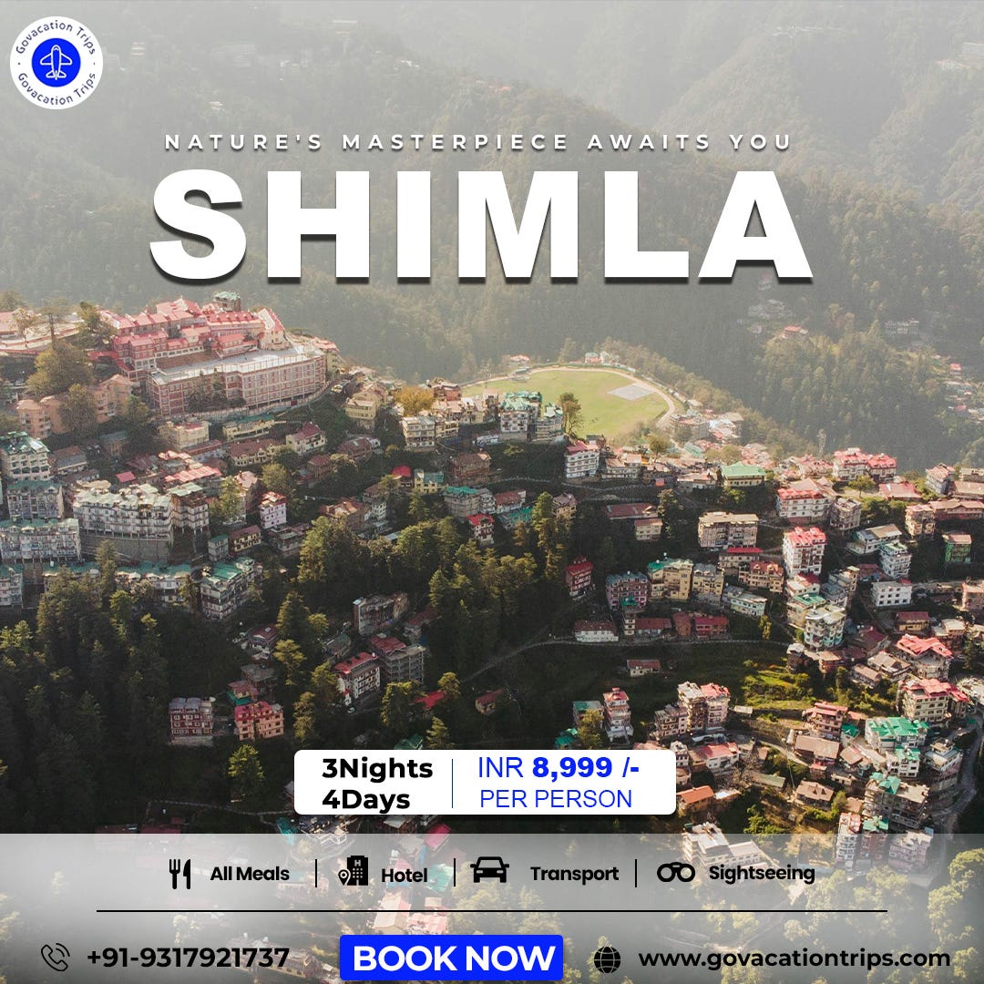 Shimla tour package - Govacationtrips - Medium