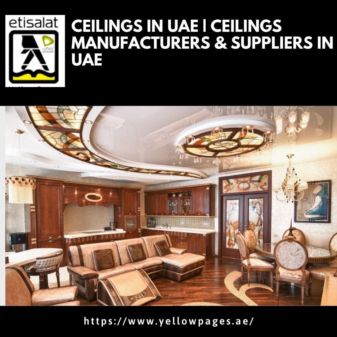 Ceilings in UAE | Ceilings Manufacturers & Suppliers in UAE - Zeba Khan ...