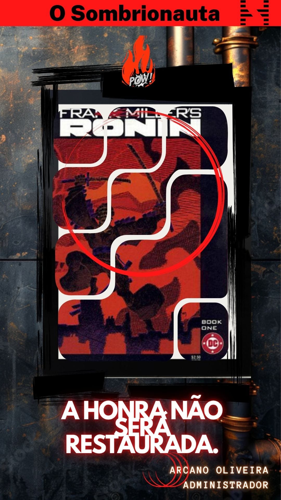 RONIN [QUADRINHO](1983–1984). A HONRA NÃO SERÁ RESTAURADA. | by ...