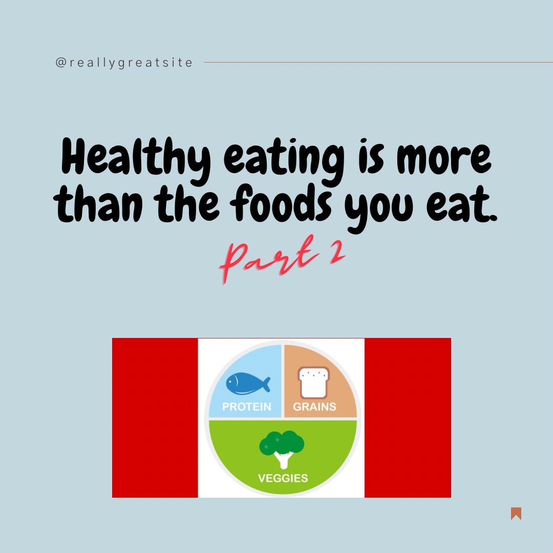 Healthy eating is about more than just the food | by lets.getwell | Medium
