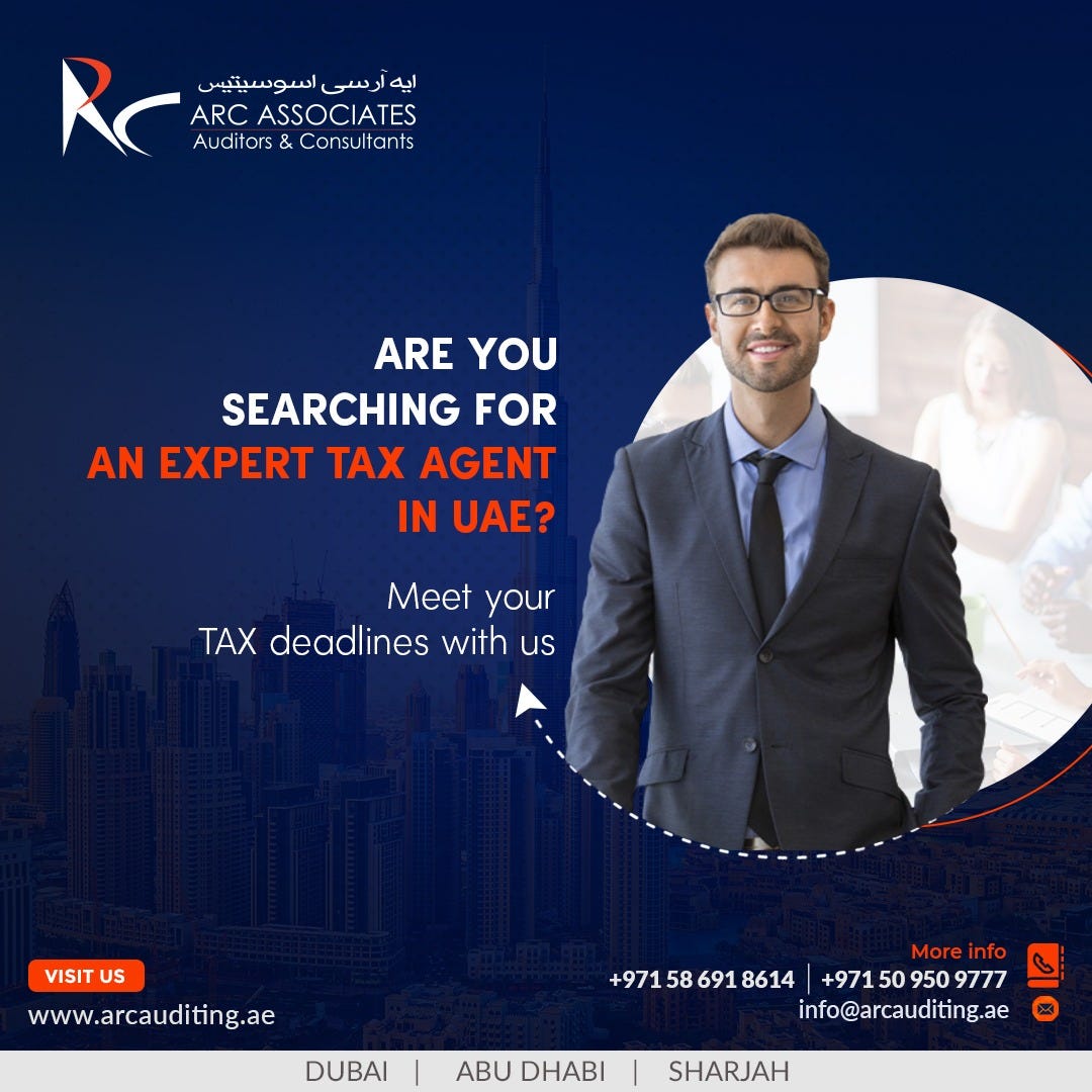 TAX Agent in Dubai, United Arab Emirates - Arc Associates Audit firms ...