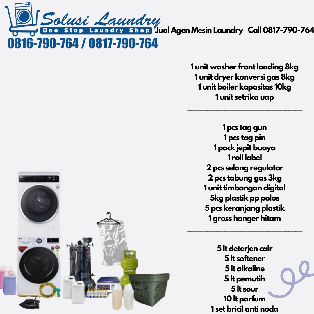 Jual Agen Mesin Laundry Call 0817–790–764 - Zakilaundry - Medium