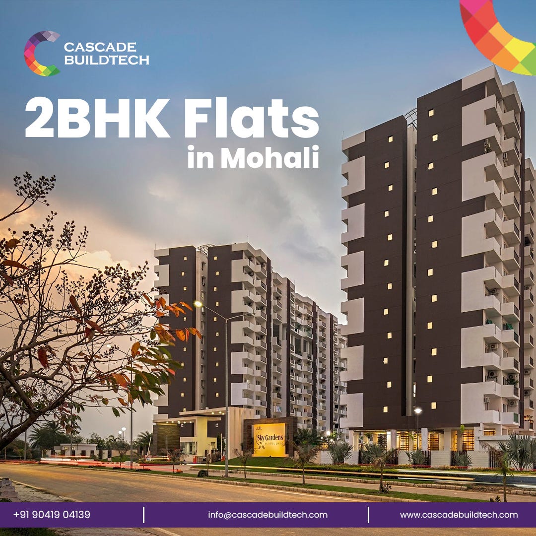 Buy Luxury 2BHK Flats at Affordable Price in Mohali - Cascade Buildtech - Medium