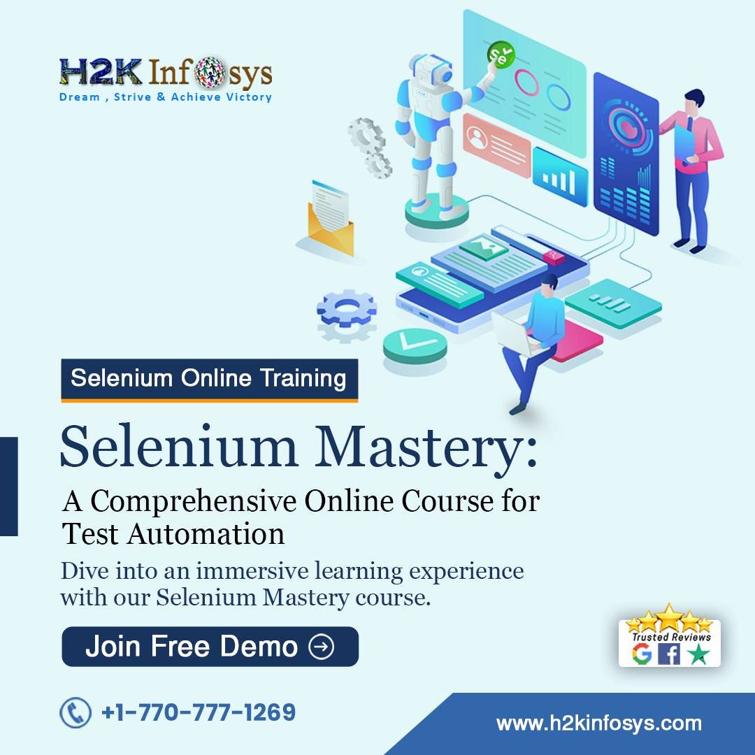 Selenium Training and placement Turbocharge Your Testing Skills Online ...