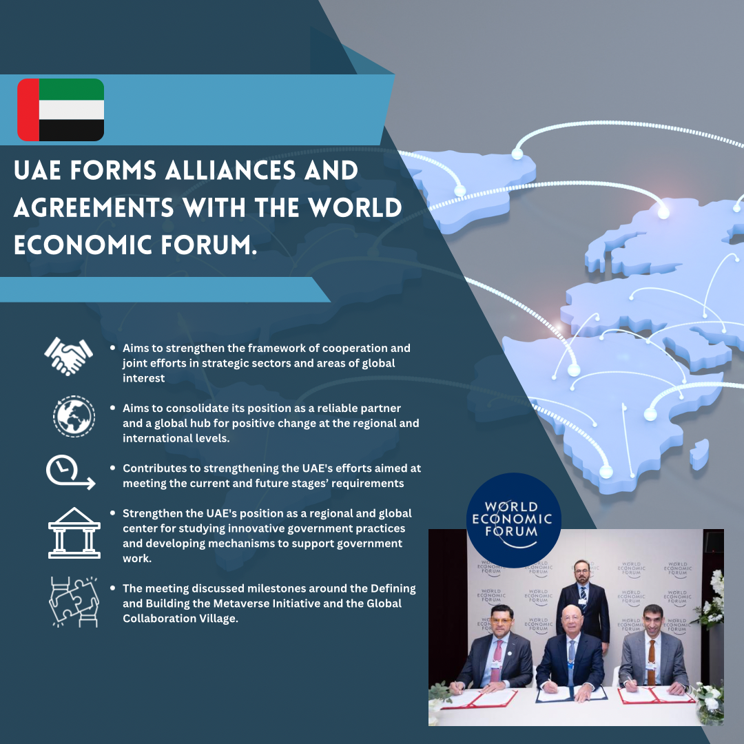 UAE SIGNS INTERNATIONAL COOPERATION AGREEMENTS WITH WEF | by Jenn ...