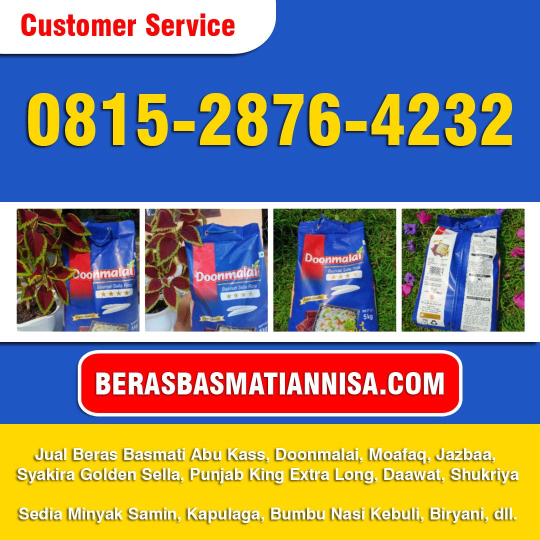 REKOMENDASI 081528764232 Beras Basmathi Cap Lily Cream | by Jual Beras ...