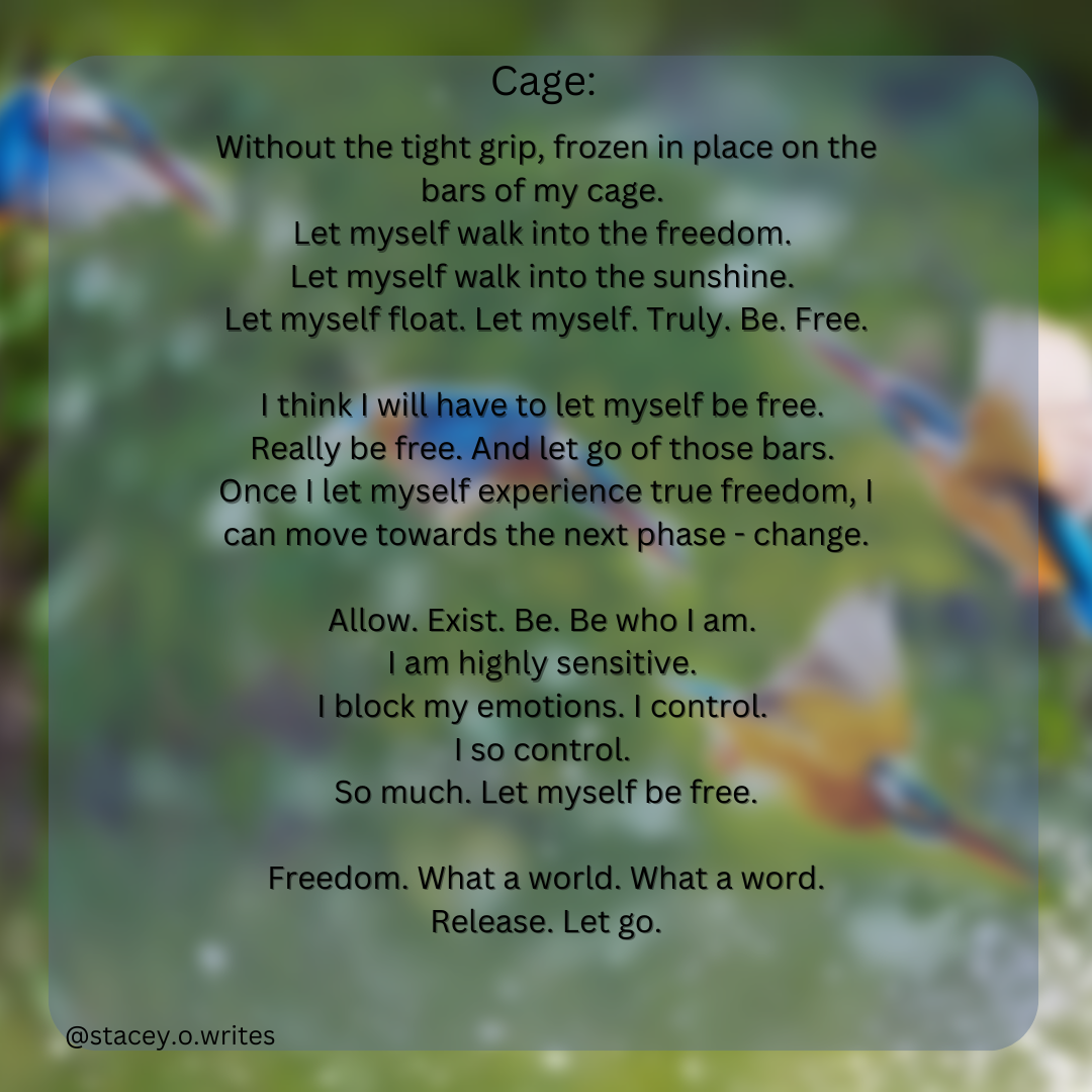 Cage - Stacey O Writes - Medium