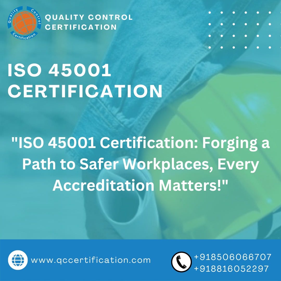 ISO 45001 Certification | Quality Control Certification - Dakshchauhann - Medium