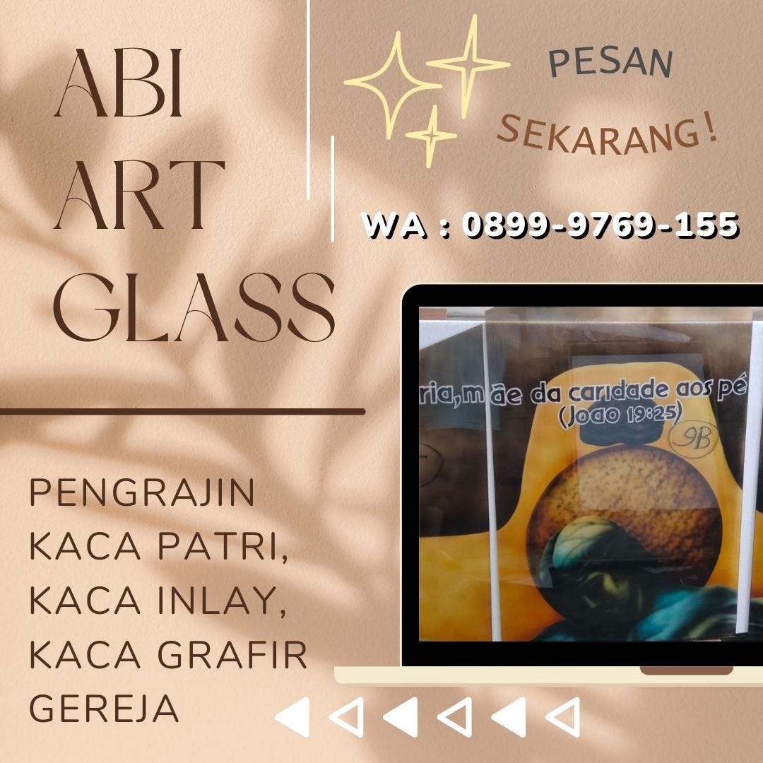 Kerajinan KACA PATRI | KACA INLAY | KACA GRAFIR GEREJA rejang Lebong ...