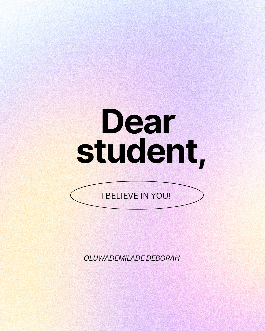 Dear Student,. A new session just started and I… | by Oluwademilade ...