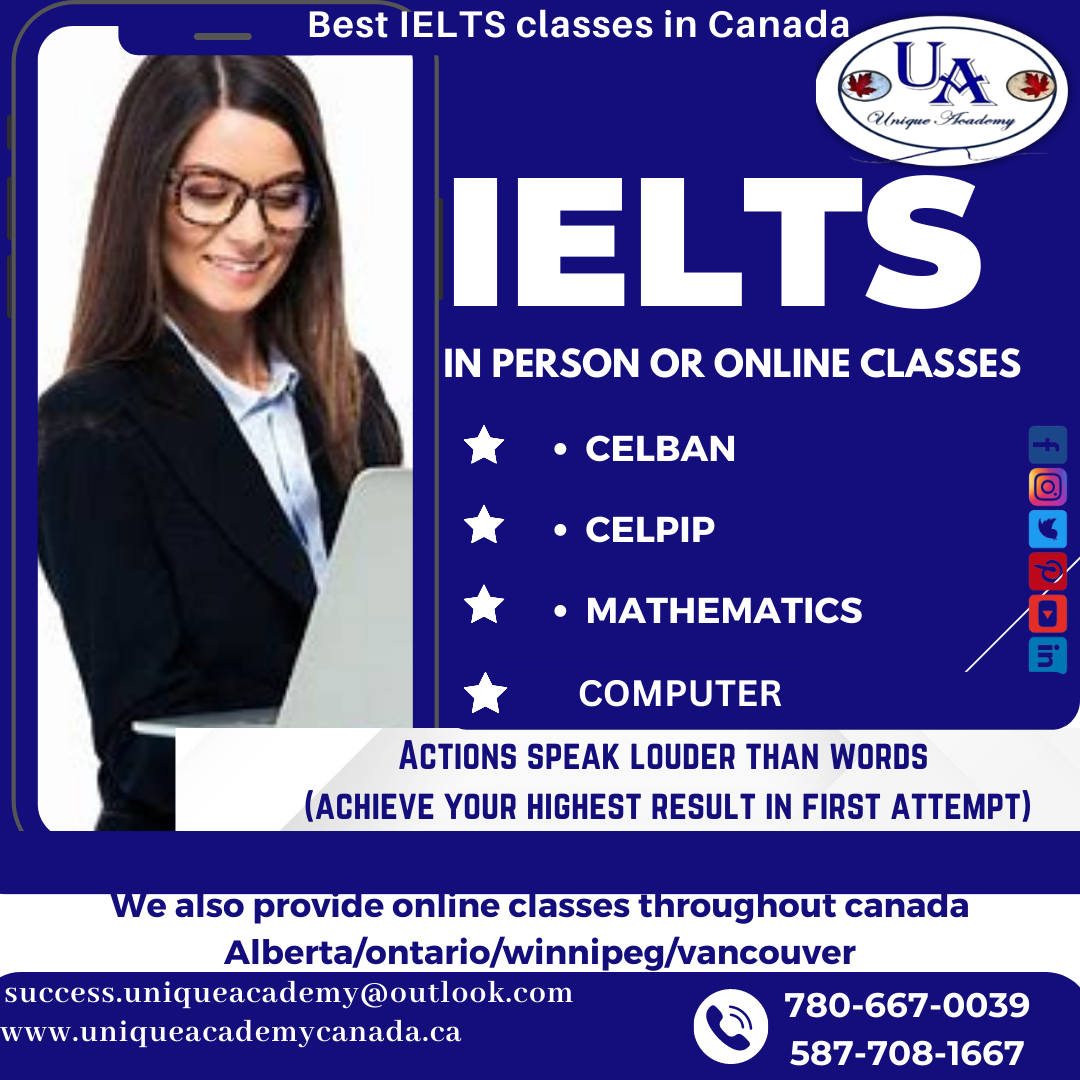 Unique Academy Canada — IELTS preparation Edmonton - uniqueacademy ...