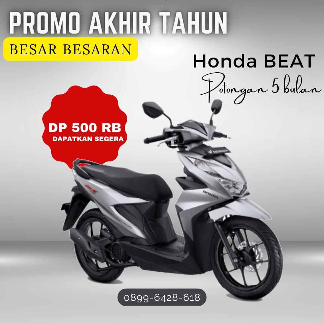 Promo Akhir Tahun, CALL 0899–6428–618, Motor Honda Beat | by Riski Purwo | Medium