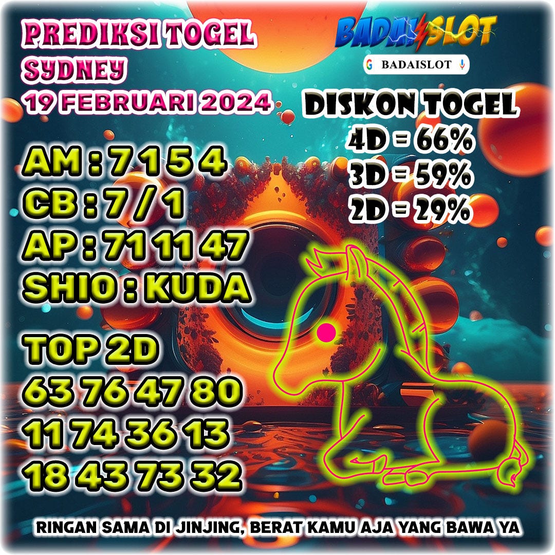 Badaislot — Prediksi Togel Senin 19 Februari 2024 By Badaislot