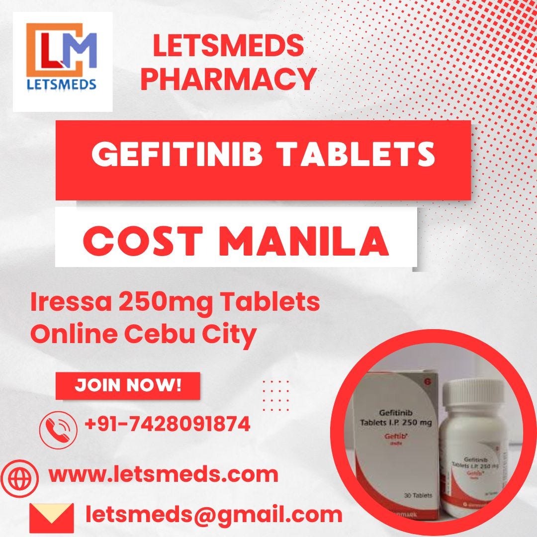 Buy Indian Gefitinib 250mg Tablets Lowest Cost Metro Manila Philippines ...