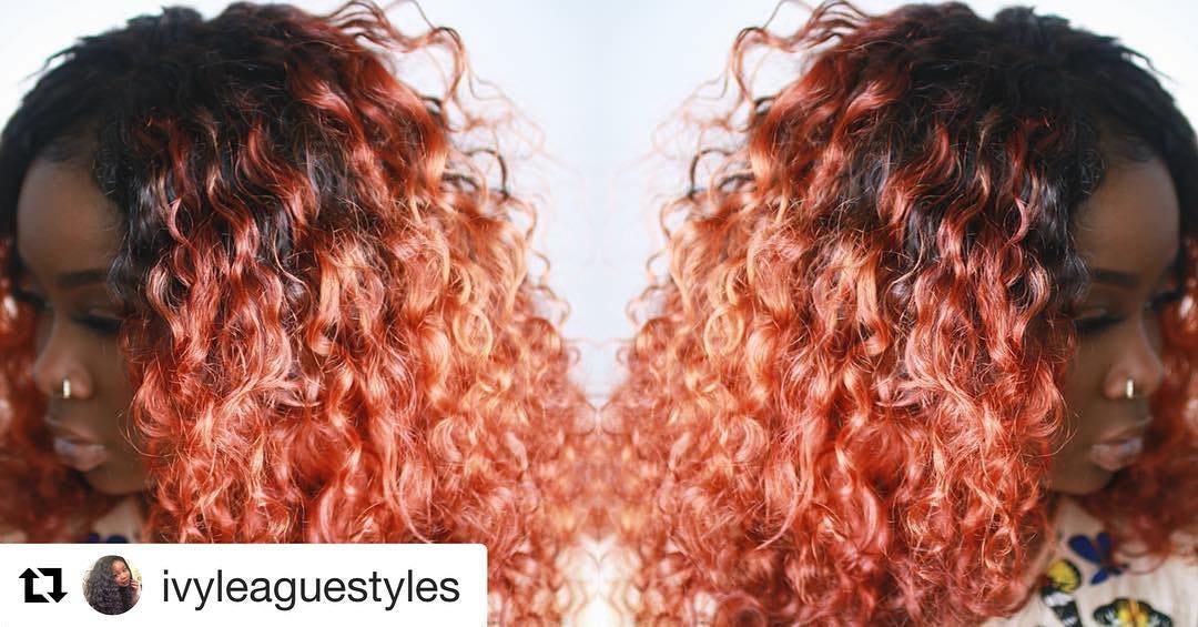 Curly Hair Weave. The gorgeous @ivyleaguestyles slaying… | by Indian ...