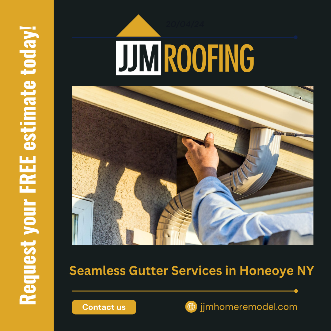 Seamless Gutter Service Honeoye NY | Roof Replacement Honeoye - JJM Roofing and Seamless Gutters ...