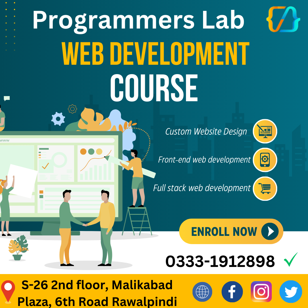 🚀Best Web Development Course institute In Rawalpindi Islamabad 💻 | by Programmers Lab Training ...